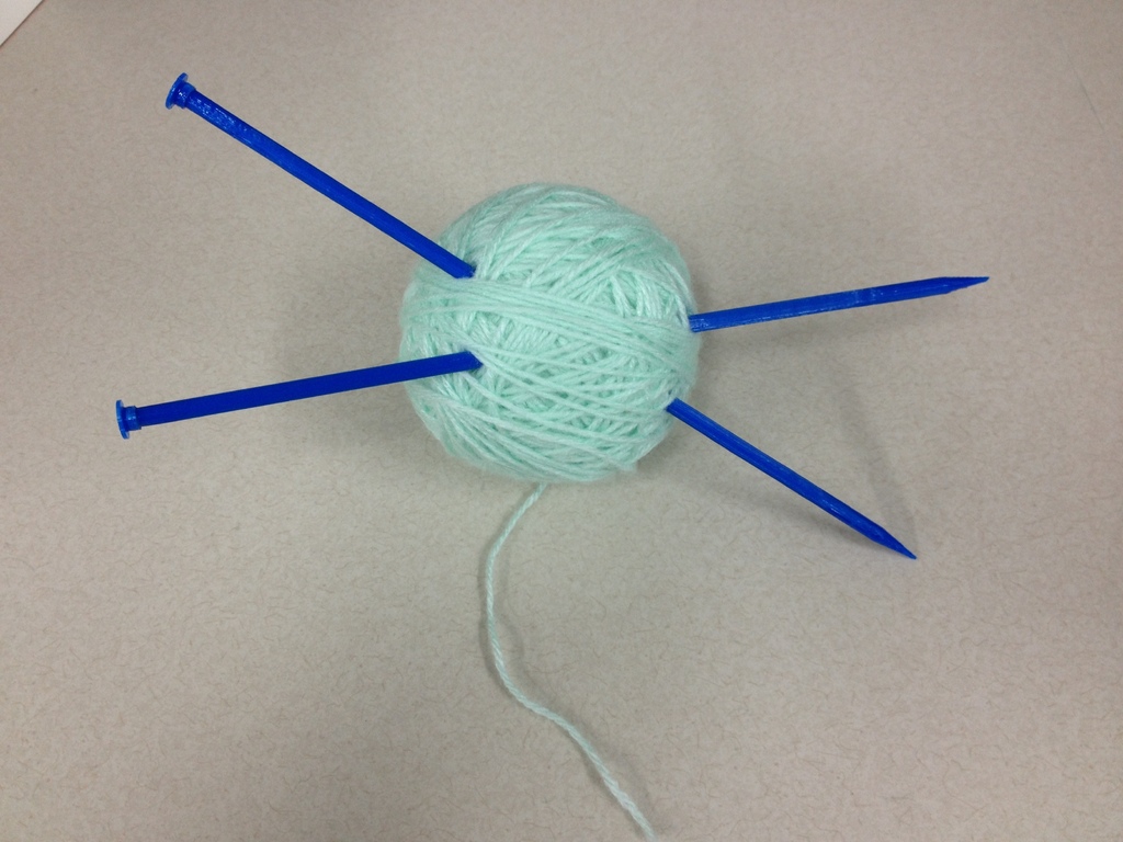 Free 3D file Customizable Knitting Needles 🧶・3D printable model to ...